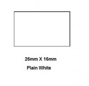 2 Lines Label - 26mm X 16mm Plain Label - LabelMark International
